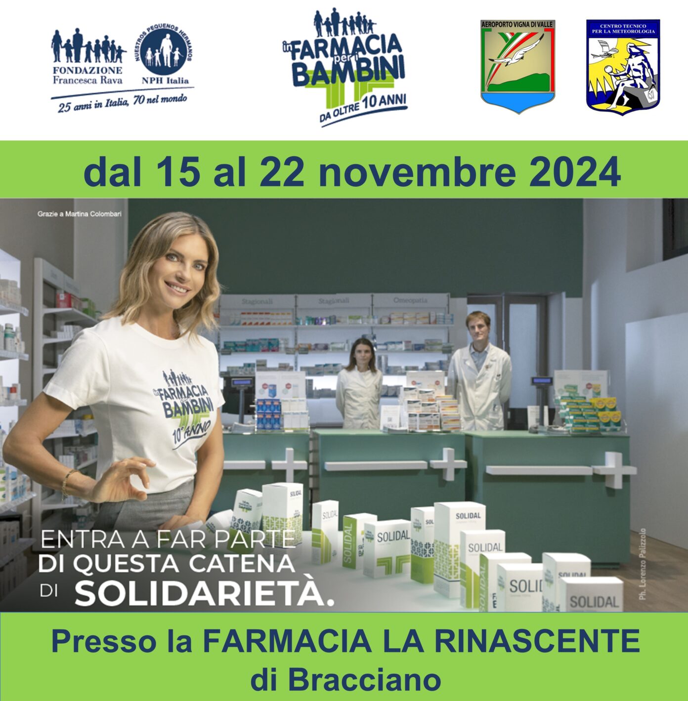 Aeronautica militare, torna l’iniziativa “in farmacia per i bambini ...